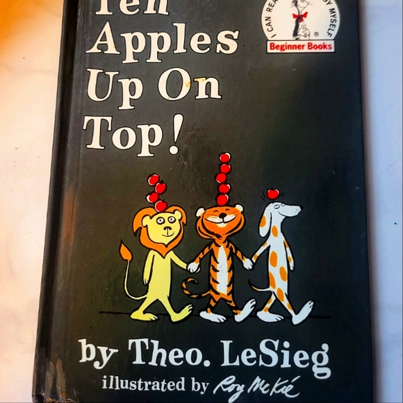 Dr. Seuss | Other | Ten Apples Up On Top 961 Vintage Dr Seuss Theo ...